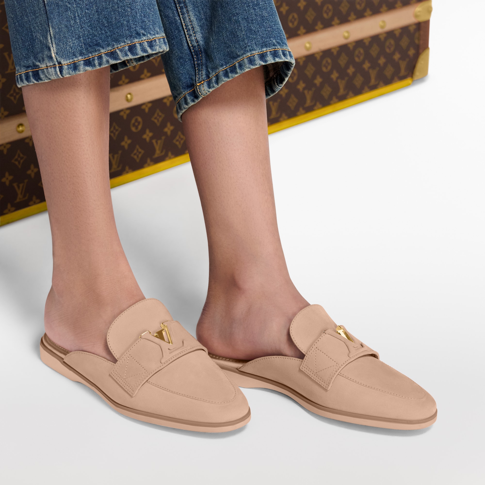LV Mare Flex Open Back Loafer - Luxury Beige | LOUIS VUITTON